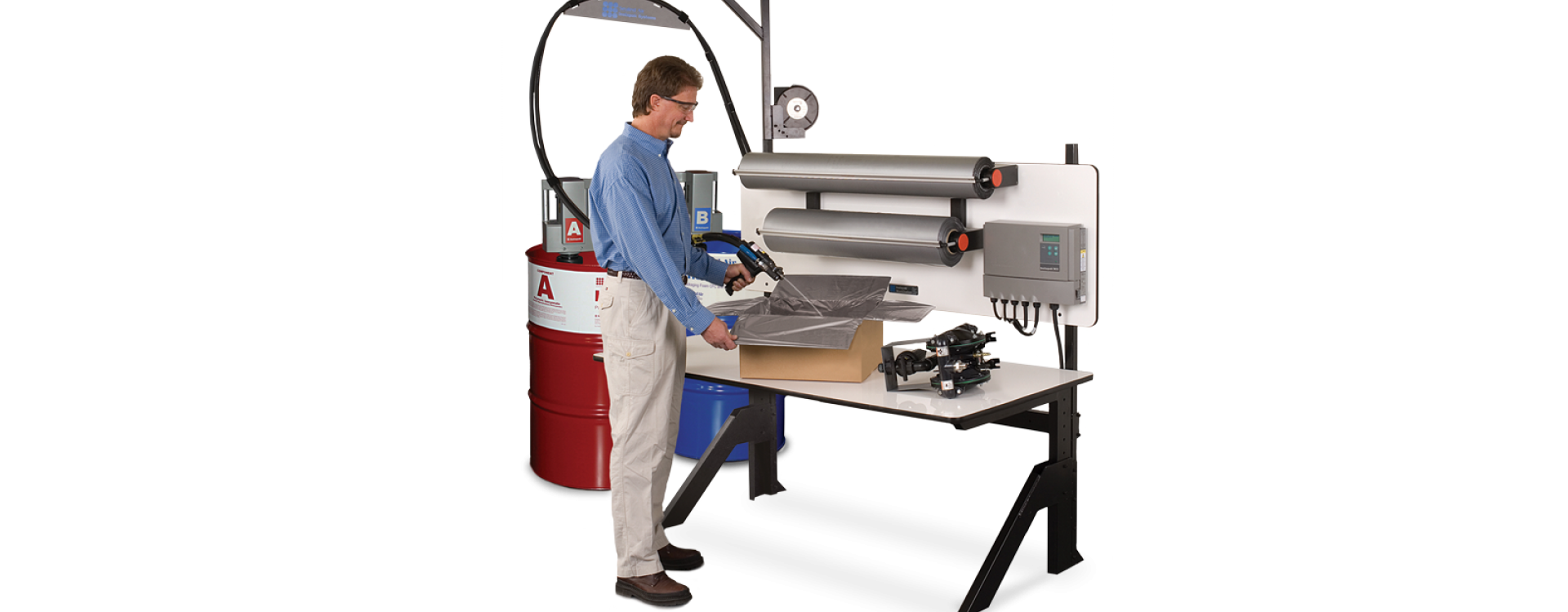 Schaumpolster-Verpackung Instapak 901